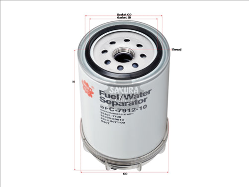 Fuel Water Separator 20450423 Sfc-7912-10B – Auto Centre Parts