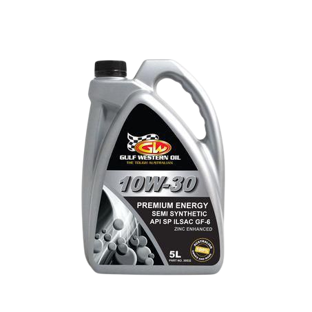 10W-30 Engine Oil GF-6A NZ – Gulf Western Premium Energy (5 L, Part 30 ...
