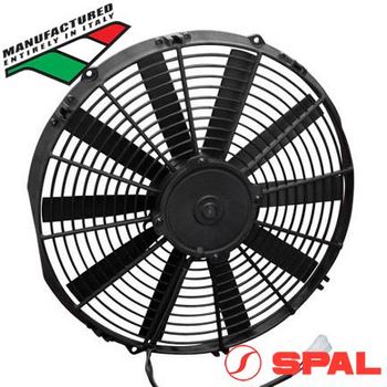 SPAL Thermo Puller Fan - 14" Straight 24V - 1295 CFM - 5.0Amps, (EF354 ...